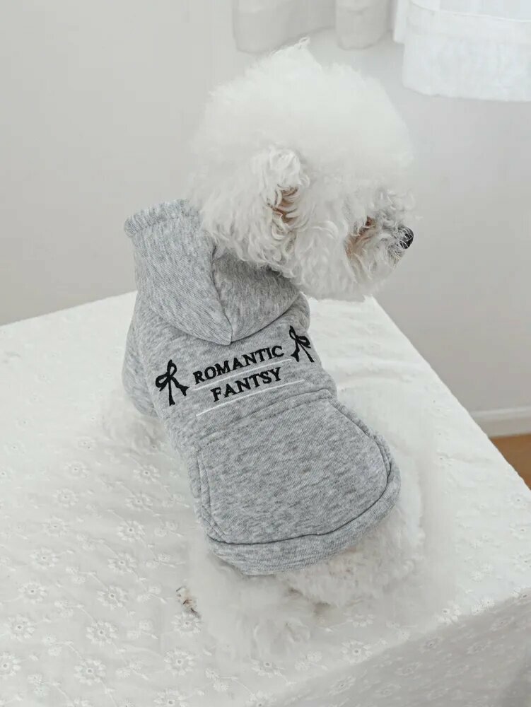 Одежда, COOL DOG, которую могут носить как собаки, так и кошки, серая, высококачественная ткань, удобная и теплая