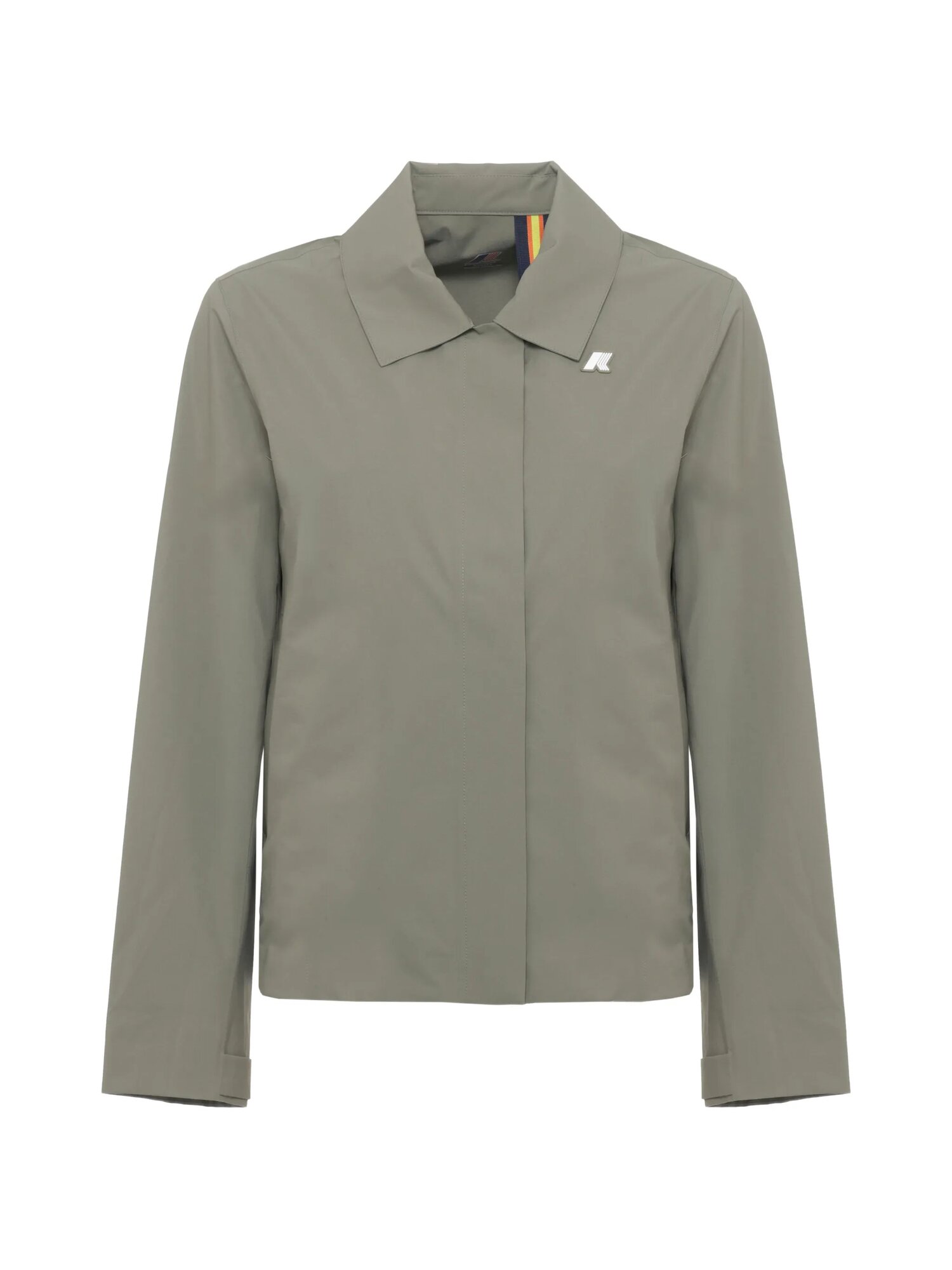 Куртка Arabel logo-patch zip-up jacket