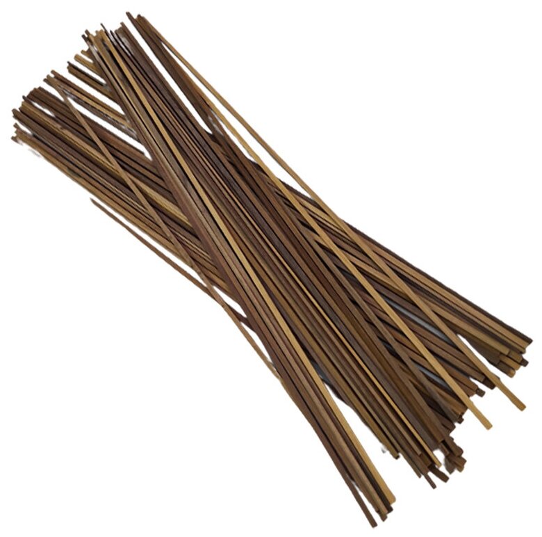 Материал для моделирования, рейка темный орех, 2х8x500 мм, 8 шт, Amati