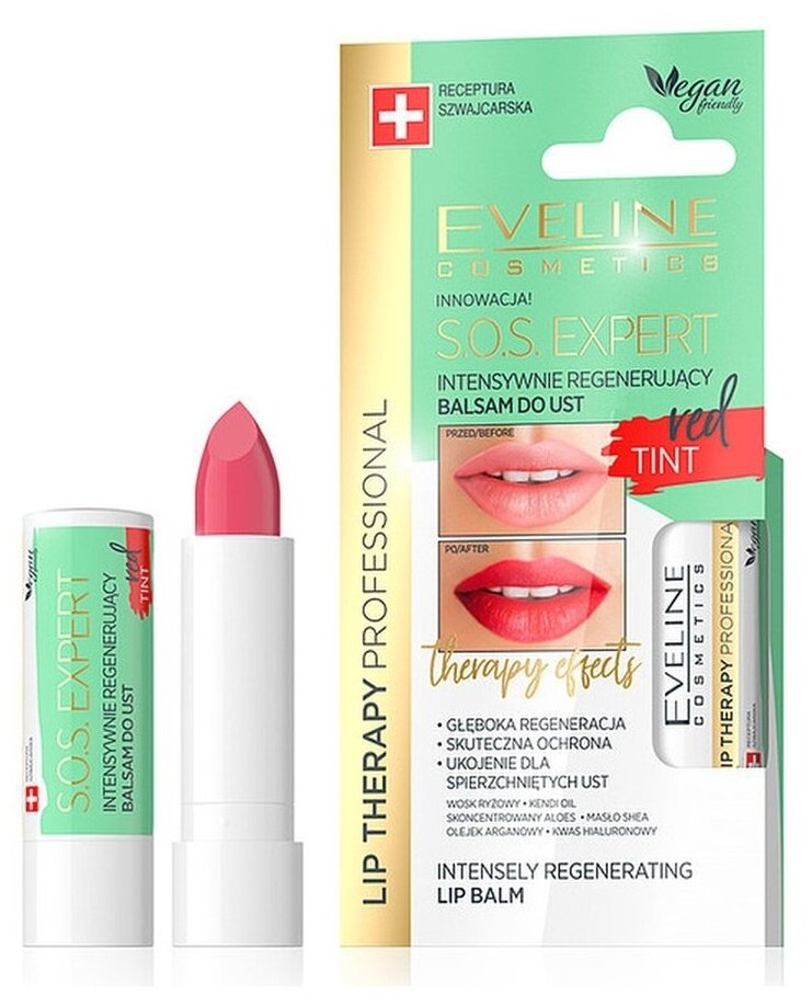 Eveline Cosmetics Бальзам для губ SOS expert Intensely regenerating ...