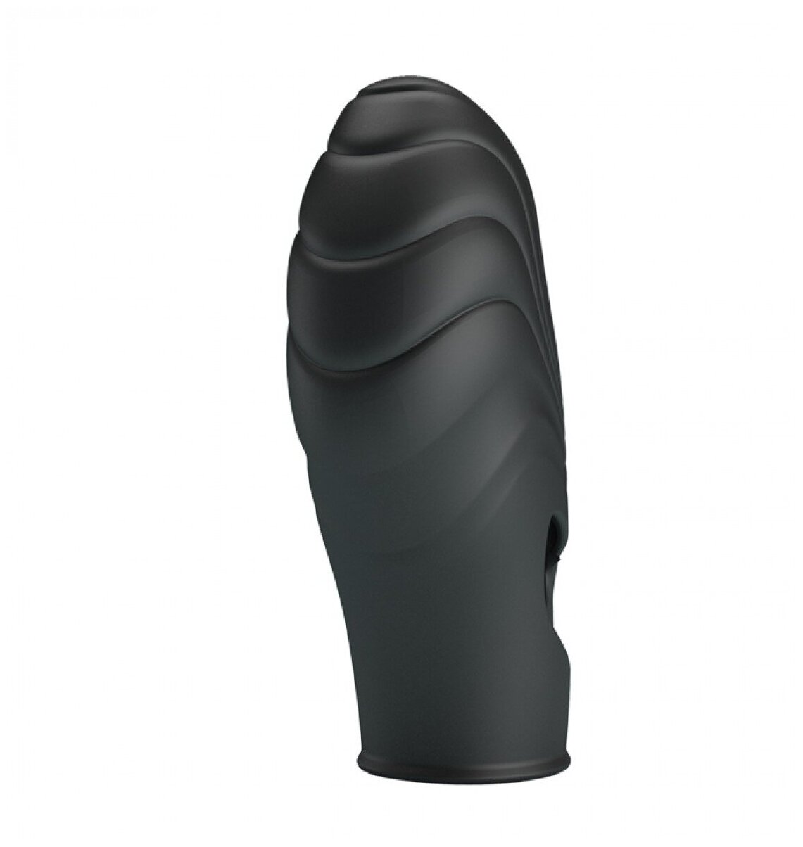 Вибронасадка Baile Pretty Love "Lich", на палец, 3 см, 60 гр, с батарейками, черная