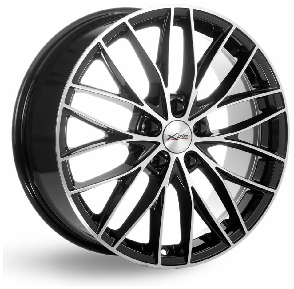 Диск литой X'trike X-130 7,5\R18 5*108 ET40 d67,1 BK/FP [74433] Fb max 725 kg легкосплавный