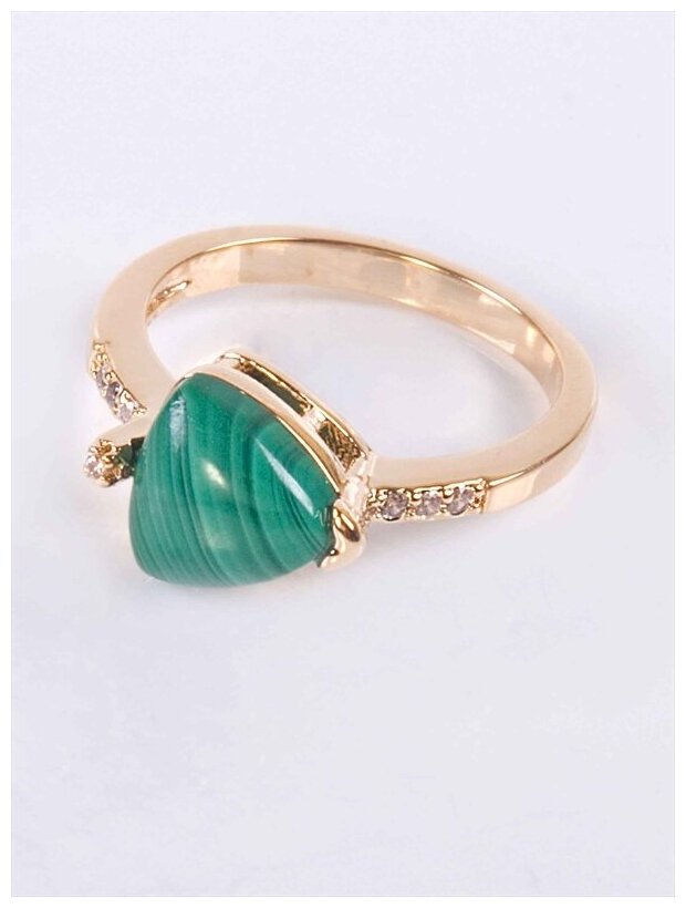 Кольцо, малахит
