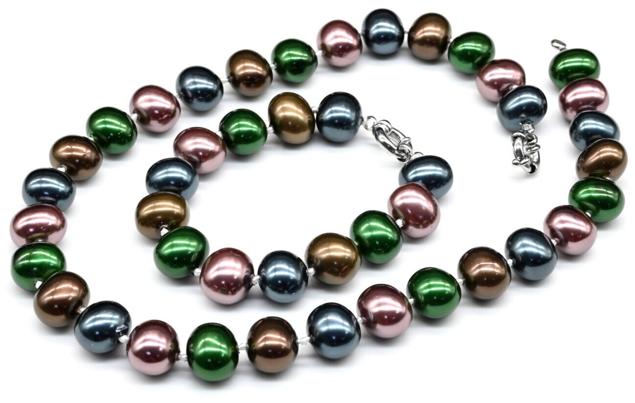 Колье, жемчуг имитация