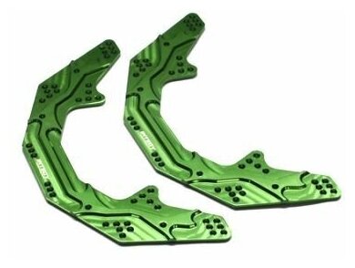 Запчасть для радиоуправляемых моделей Integy Alloy Main Chassis Green for Axial AX-10 INTC22776g
