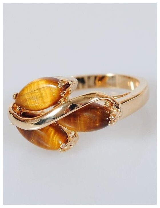 Кольцо, тигровый глаз