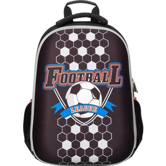 Ранец Комус Класс Light Football 2 отделения черный