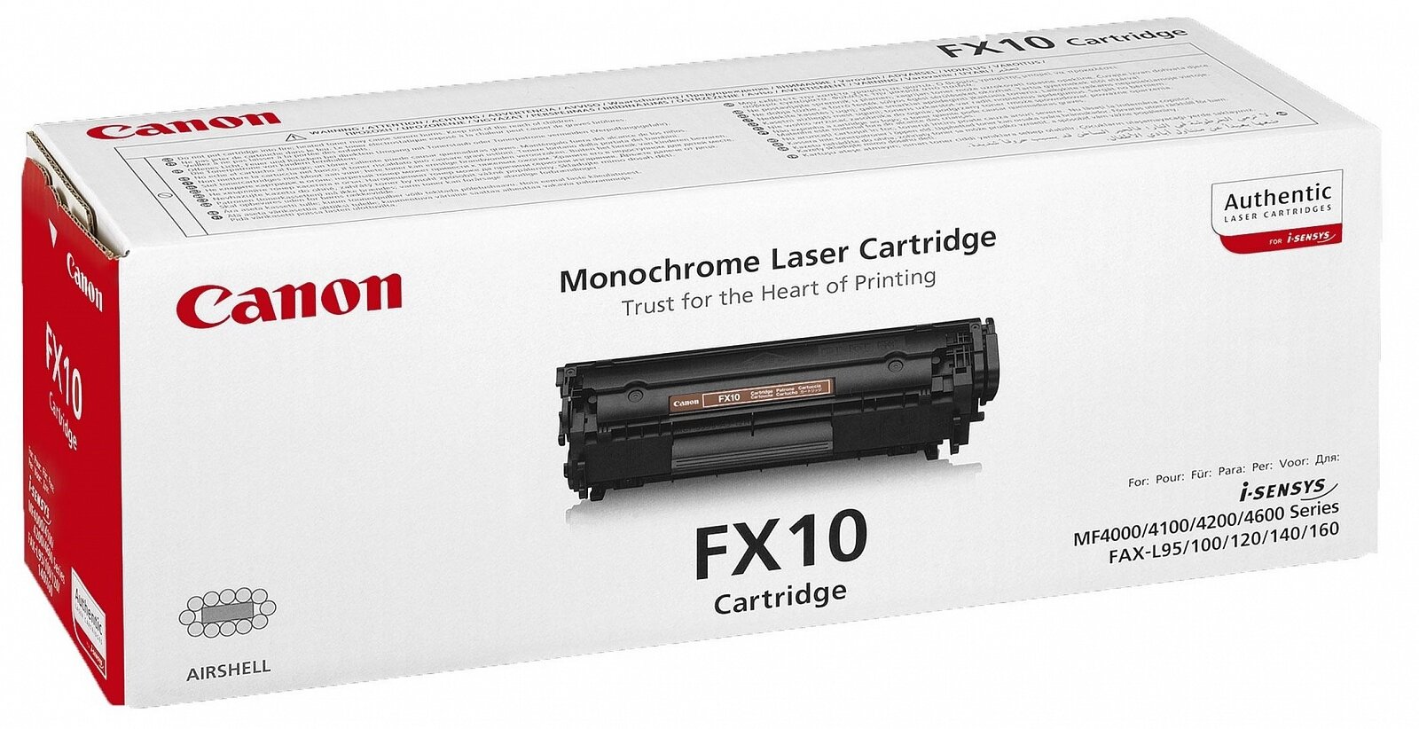 FX-10 Картридж Canon FX-10 для i-SENSYS MF4120/4018 2000 стр. (0263b002)