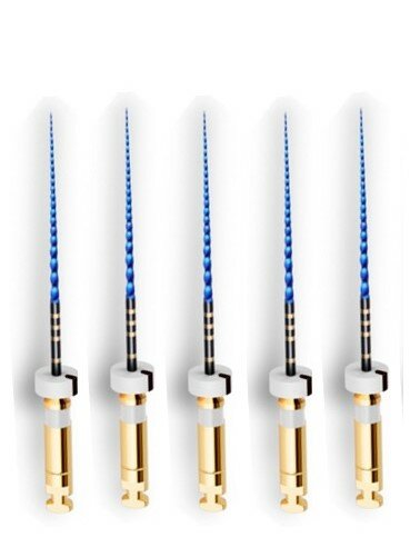 T-Flex, 31мм, размер 02/15, стерильные машинные файлы, никель-титан, 5 шт.