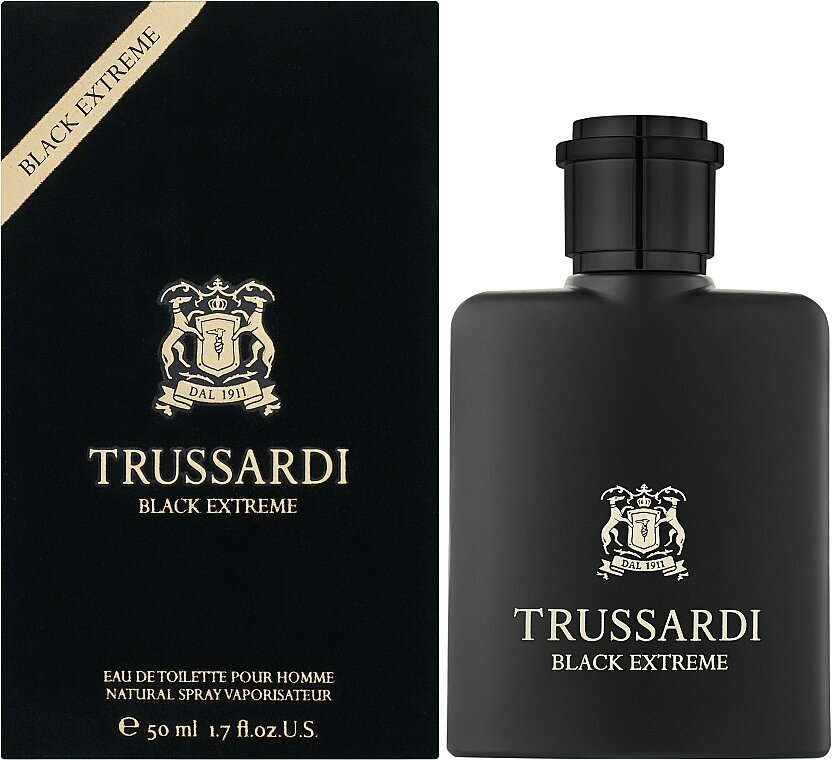 Туалетная вода Trussardi Black Extreme Eau De Toilette 50 мл