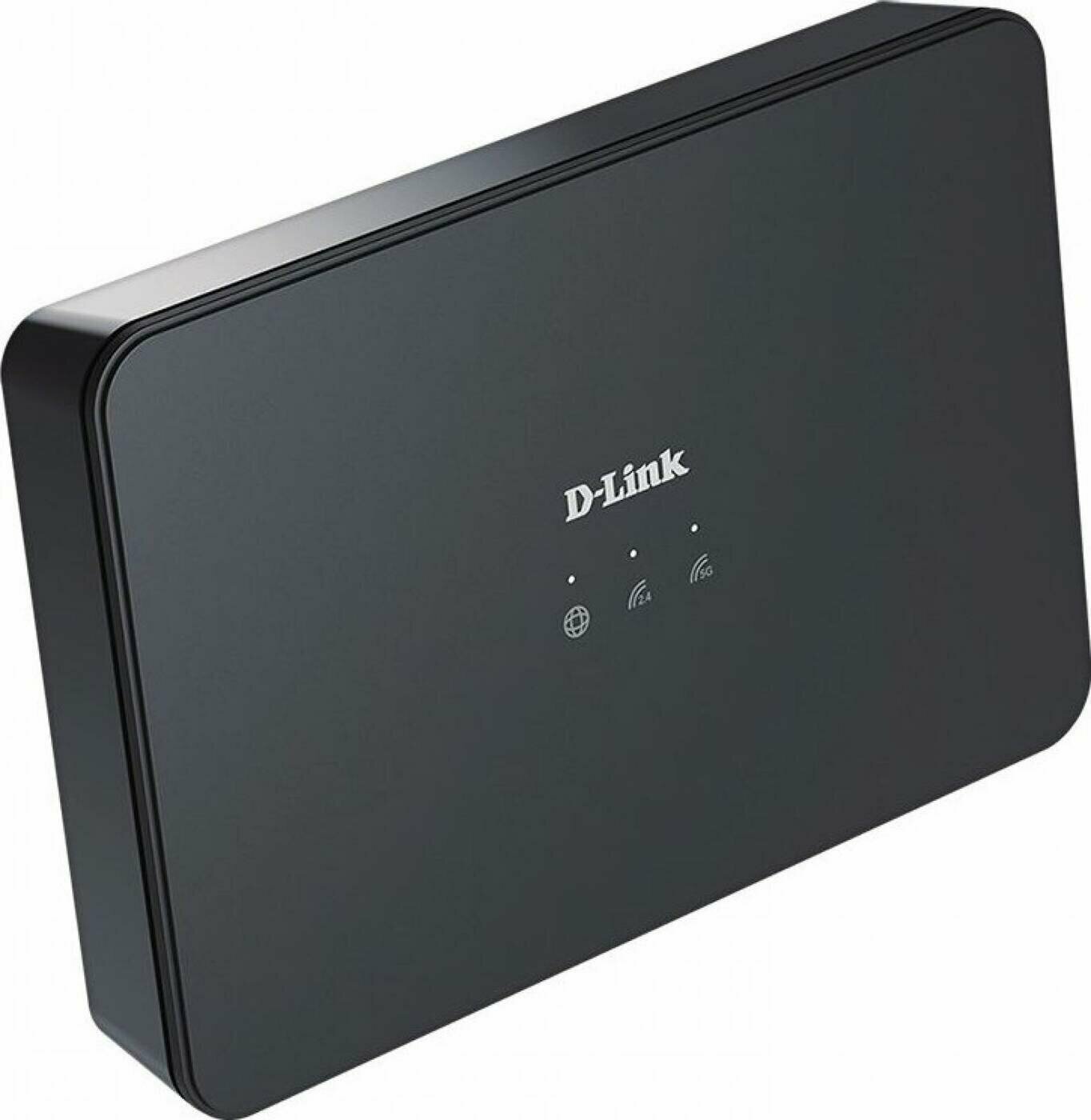 Роутер беспроводной D-Link DIR-853 (DIR-853/RU/R1) AC1300 10/100/1000BASE-TX черный