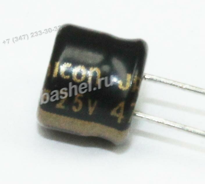 ECAP 47 мкФ / 25 В 6,3x5 SS 85°C, Конденсатор электролитический, Capxon