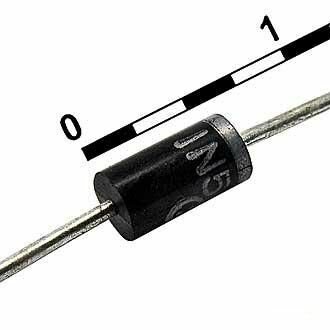 Диод шоттки 1N5818 (1А/25А-30В), корпус DO-41, 10шт