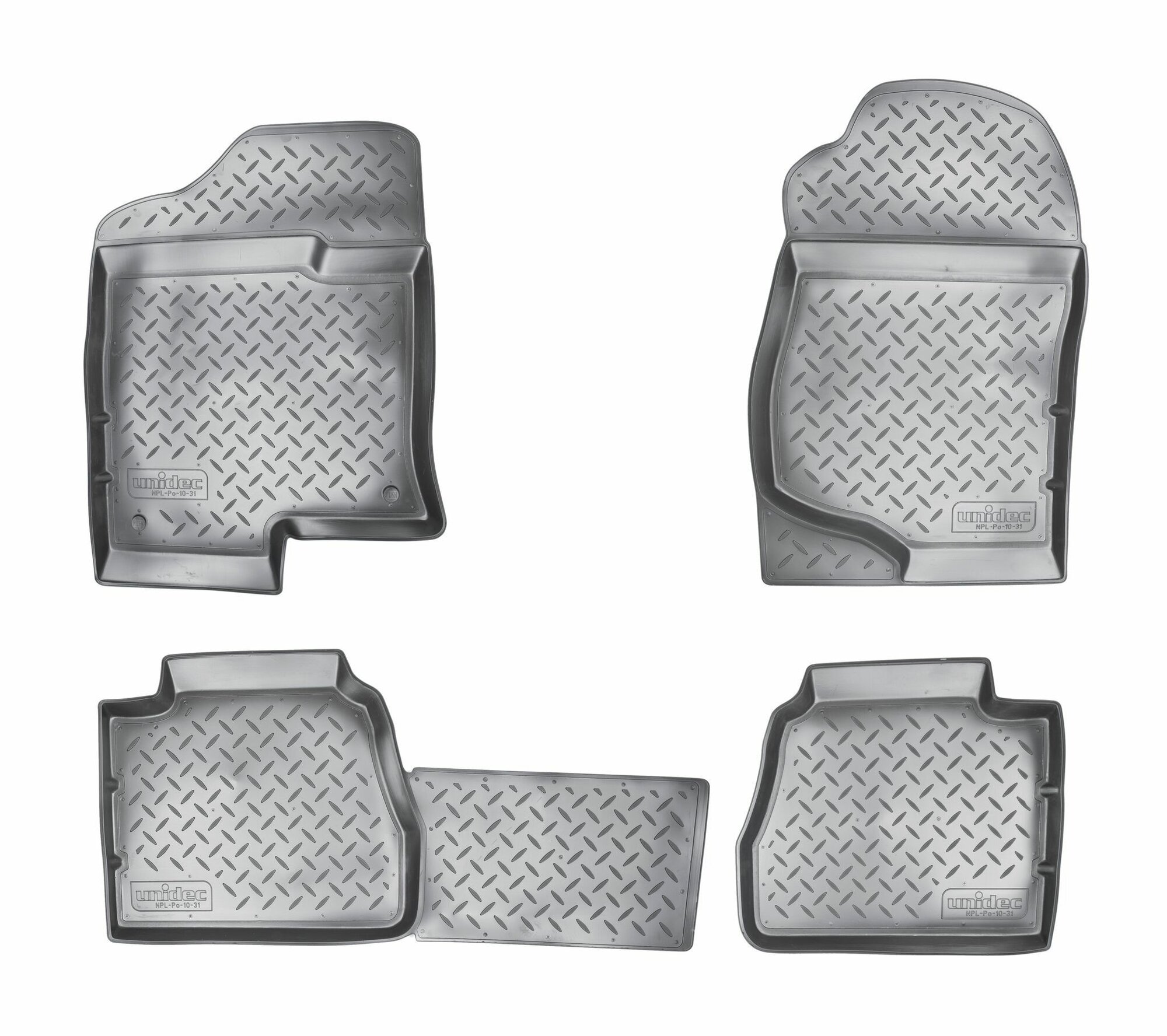 Ковры в салон Norplast/Unidec для Cadillac Escalade (2006-)Полиуретан, Черный, арт. NPL-Po-10-31 (Черный)