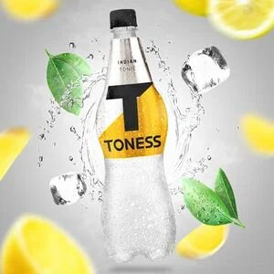 Напиток "Тонесс Индиан Тоник" (Toness Indian Tonic") безалкогольный сильногазированный, ПЭТ 1.0 (12шт)