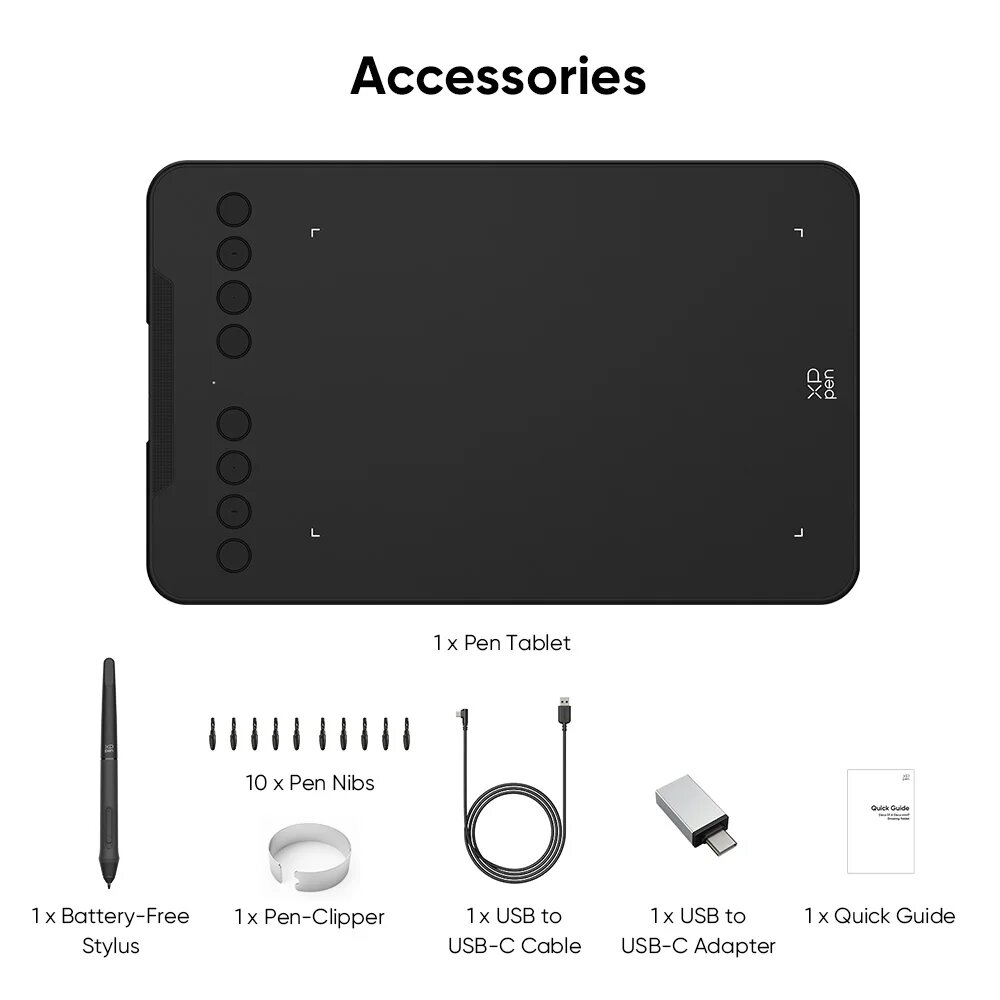 XPpen Deco Mini7 V2 графический планшет