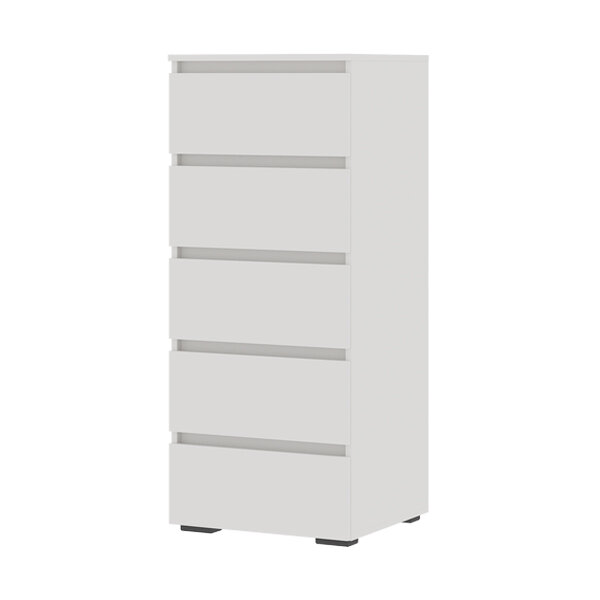 Белый комод для одежды в спальню с ящиками Хелен КМ 03 (502х1188х460)