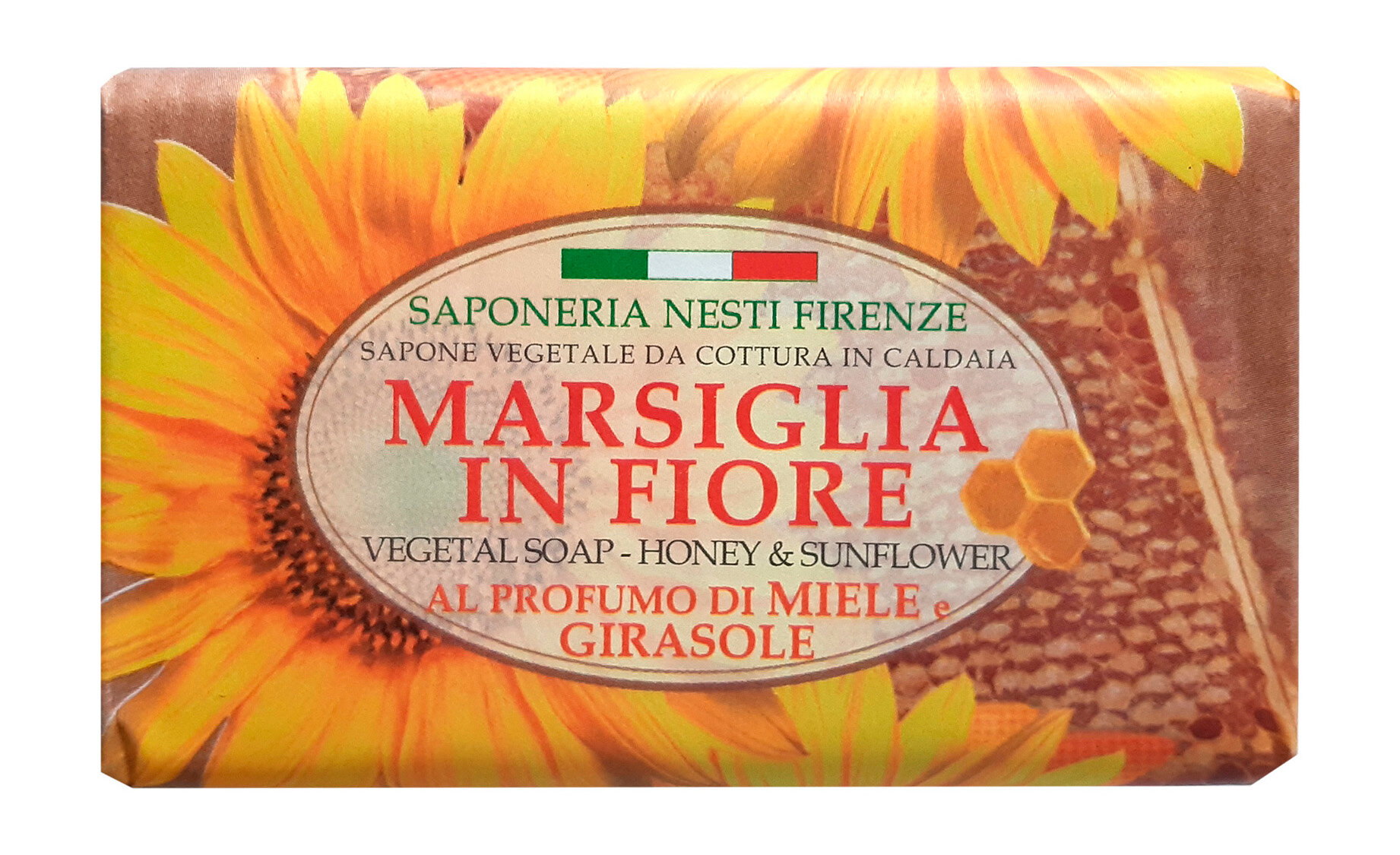 NESTI DANTE Мыло для рук и тела Honey and Sunflower Мыло Мед и Подсолнух, 125 г