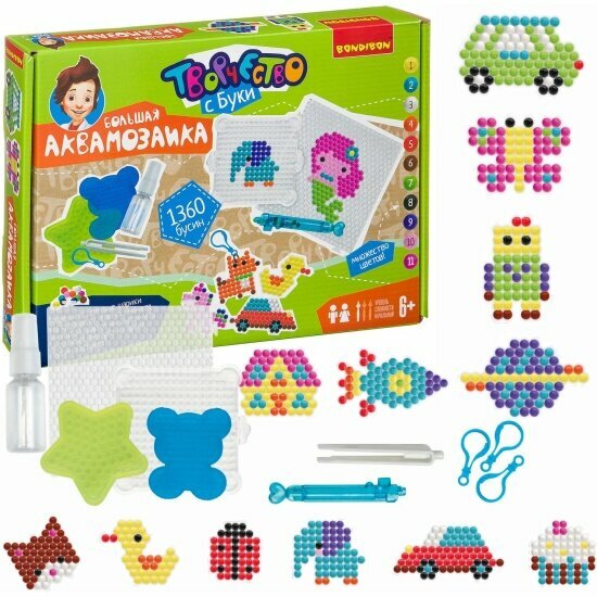Набор для творчества Bondibon ВВ3364 Аквамозаика. Большая аквамозаика