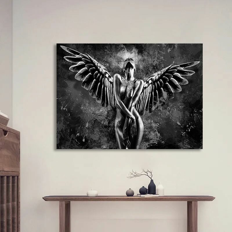 Картина ВсеКартины. тут "Ангел", 30x40 см, на подрамнике, холст, дерево, эротика