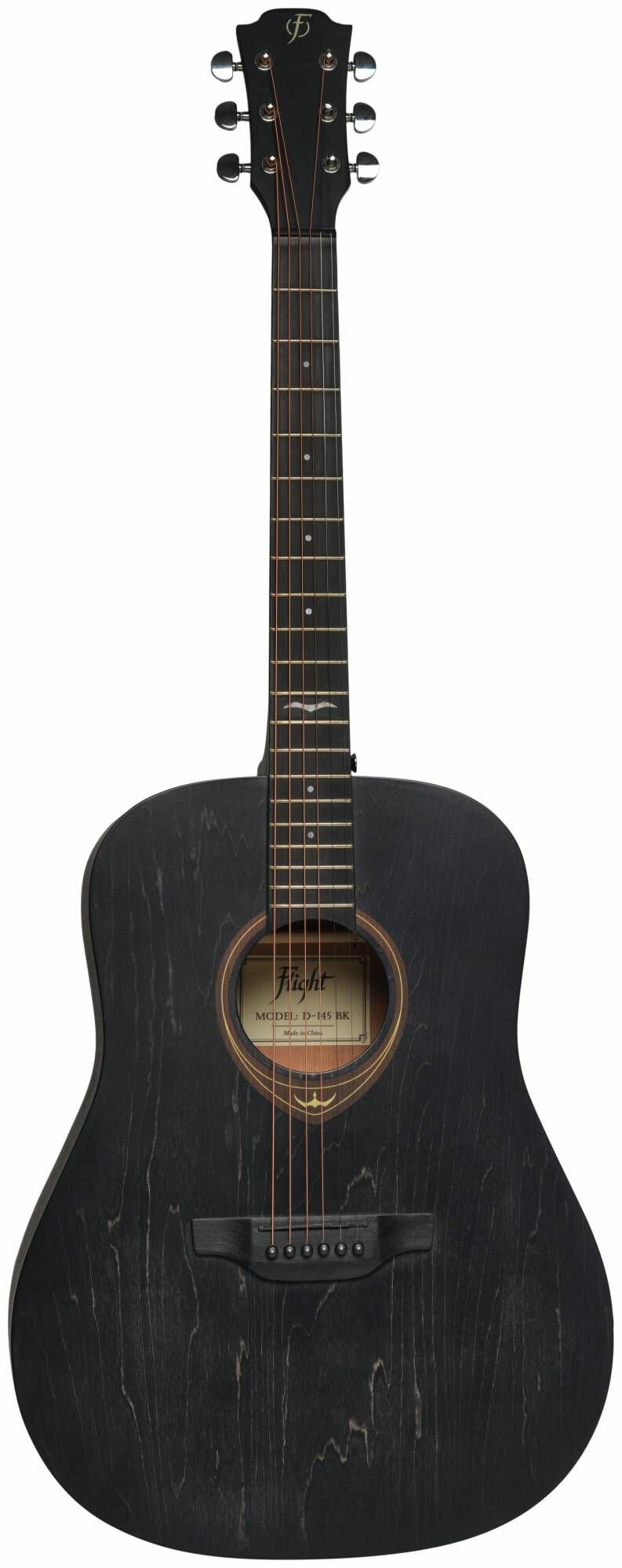 FLIGHT D-145 BK - Гитара акустическая шестиструнная