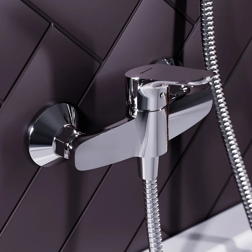 Смеситель Damixa Jupiter 772000001 для душа хром глянцевый