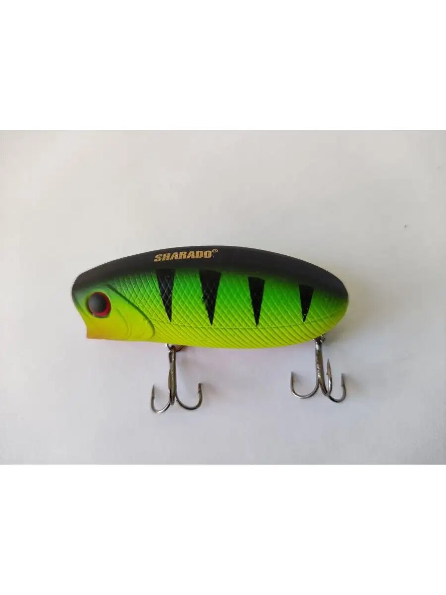 Попперы Sharado MALAS, для ловли щуки и судака, плавающие, поверхностные, 57мм