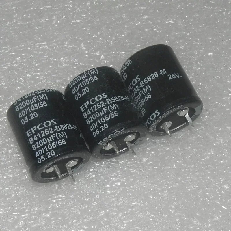 EPCOS 25V8200UF капот аудио фильтр конденсатор B41252A5828M 1шт цена