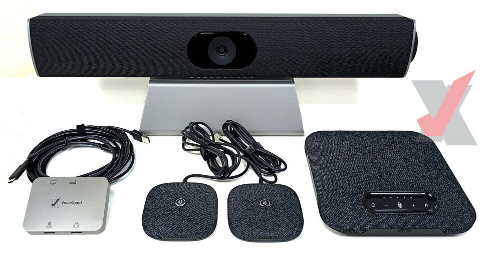 VoiceXpert VXV-320-HUB1 комплект оборудования с коммутационным хабом для средней комнаты