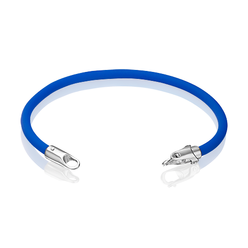 Браслет-нить, серебро, 925 проба, родирование