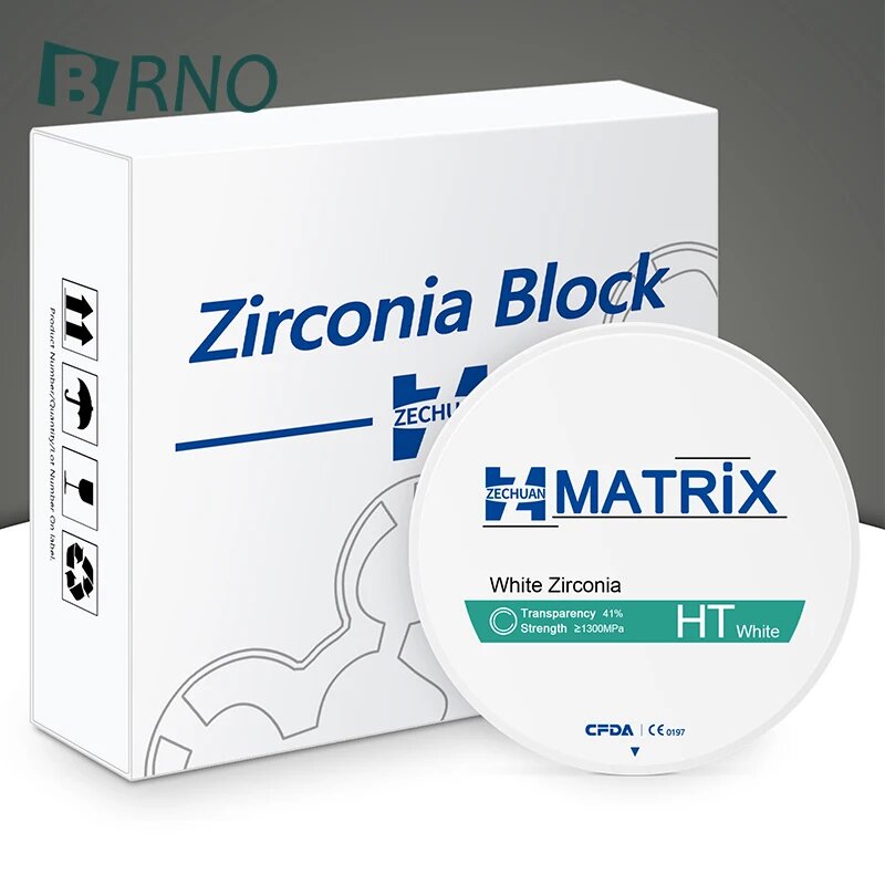 Циркониевый блок NeunoRton ZECHUAN HT White 98мм 98X16mm