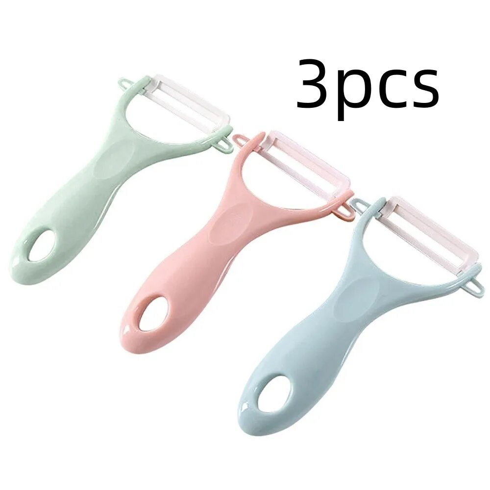 Детская керамическая овощечистка 3pcs Color Random