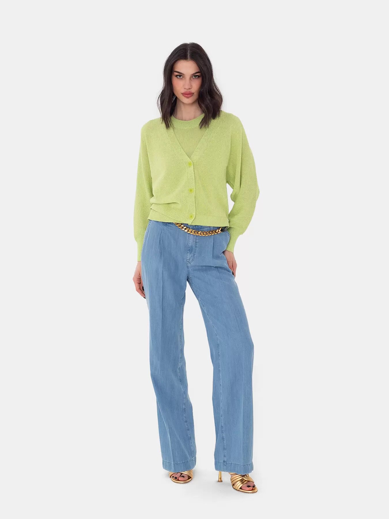 Джинсы широкие 