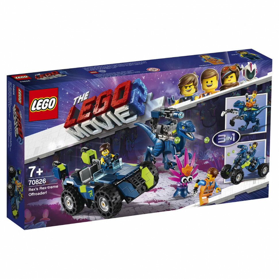 Конструктор LEGO Movie 70826 Рэкстремальный внедорожник Рэкса