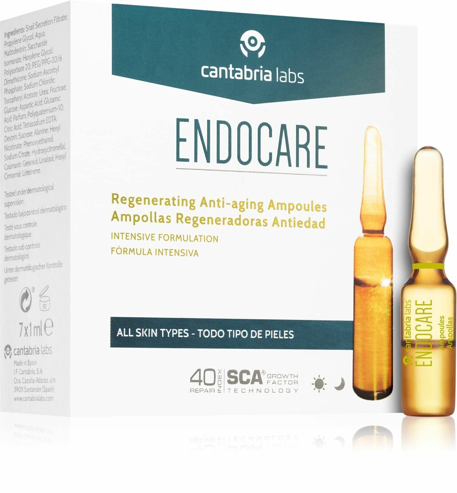 Endocare ампулы против старения кожи Tensage 7x1 ml