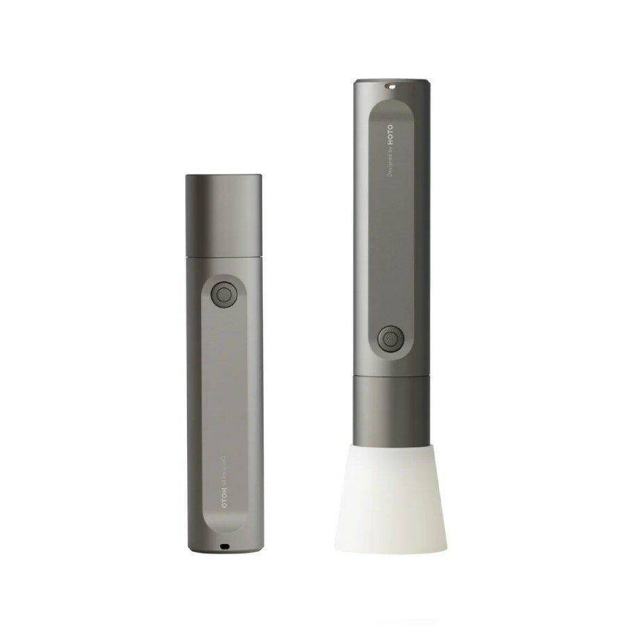 Фонарик HOTO Flashlight Fit серый
