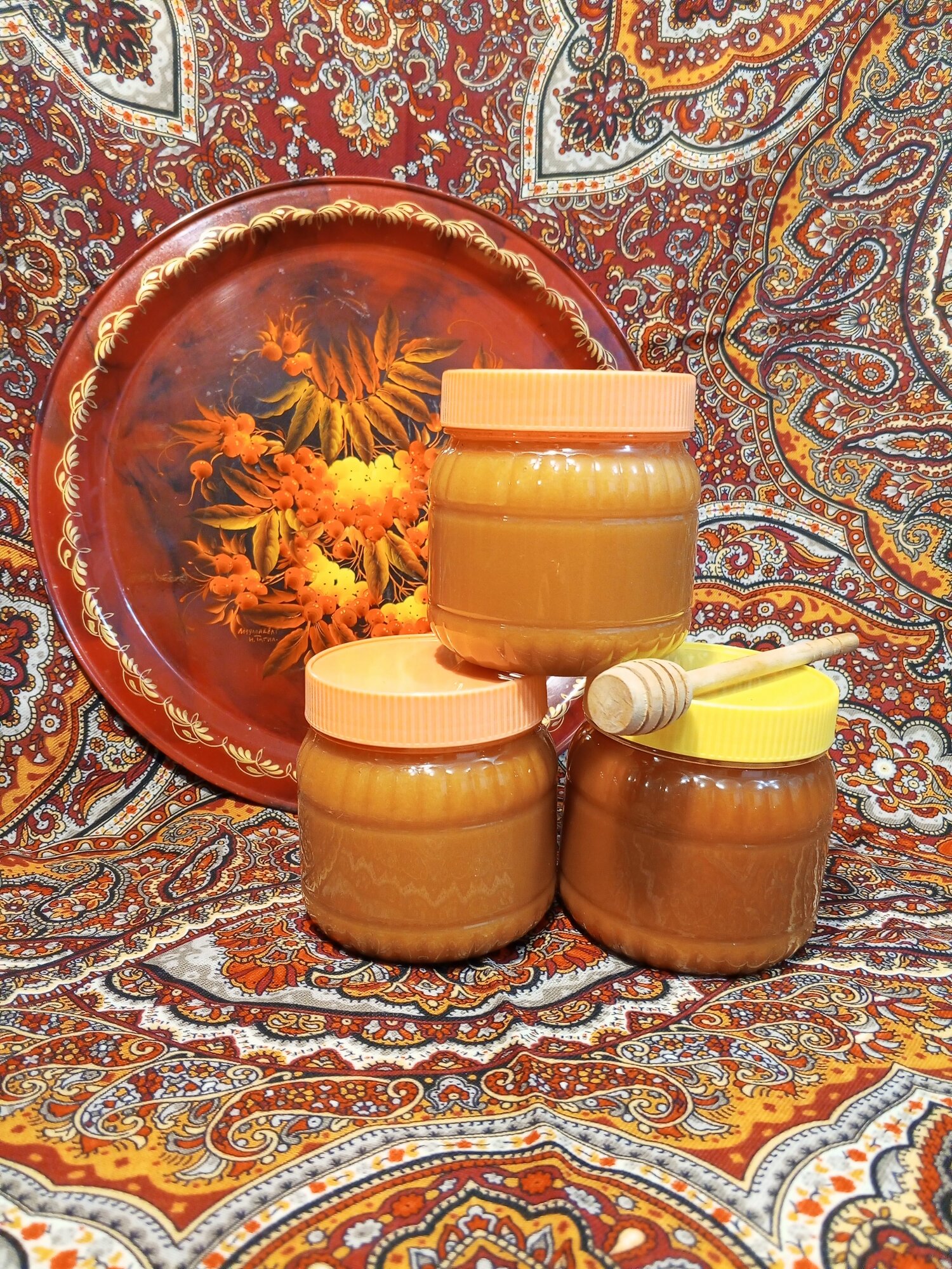 Мёд, гречишный, натуральный, без сахара, пчелопродукт, 700 гр