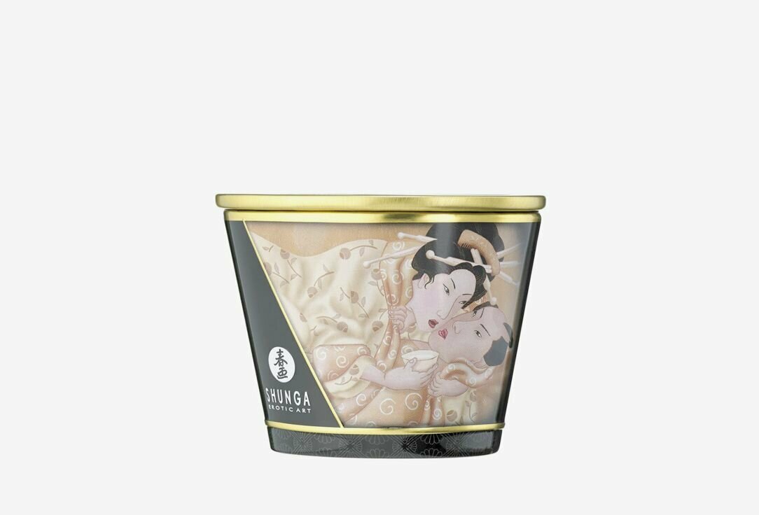 Массажное арома масло SHUNGA Massage Candle Skin Care Vanilla Fetish 170 мл