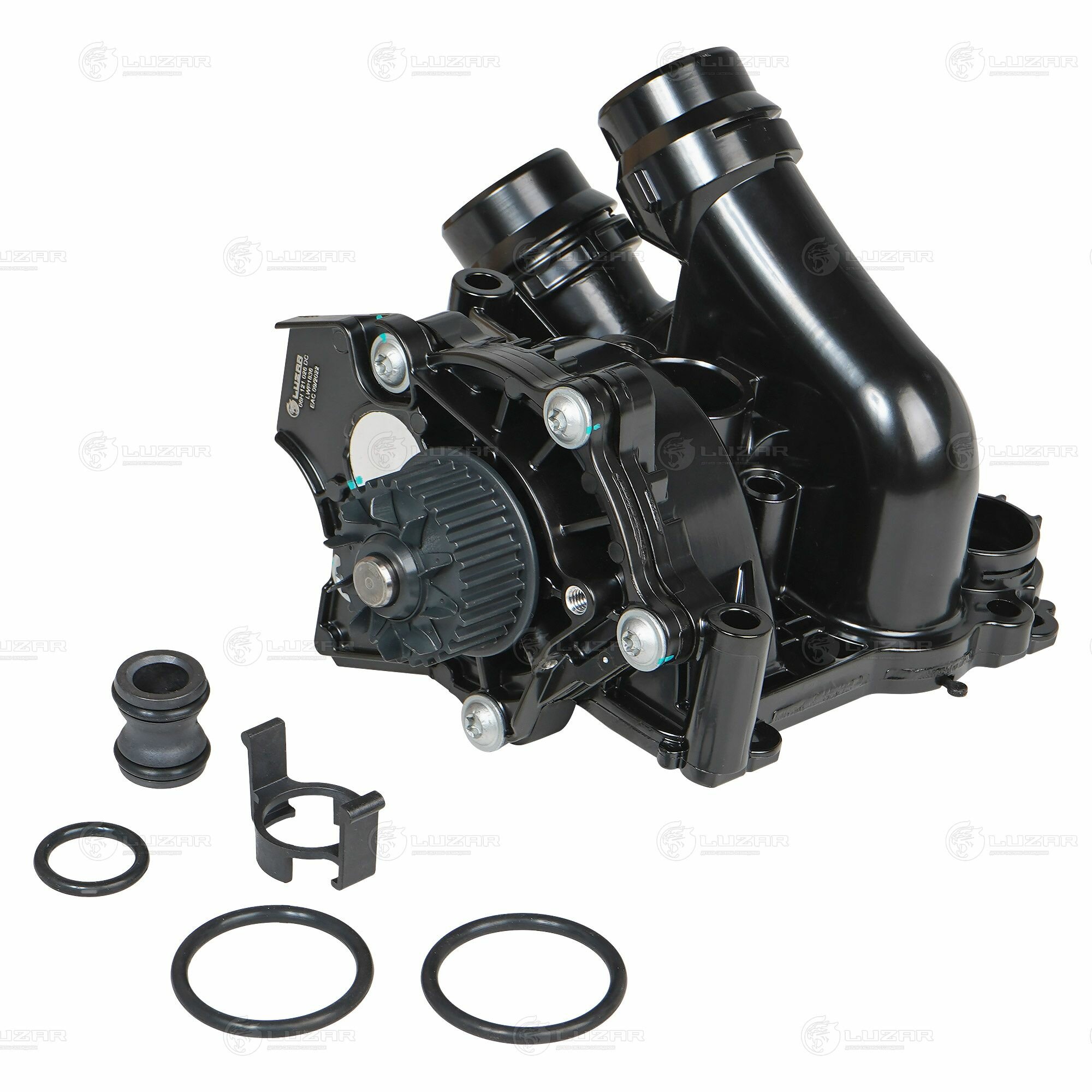 Насос Водяной (помпа) VW GOLF VI 08- PASSAT B6 05- 1.8TSI 2.0FSI В сборе С корпусом (luzar) LWP1836