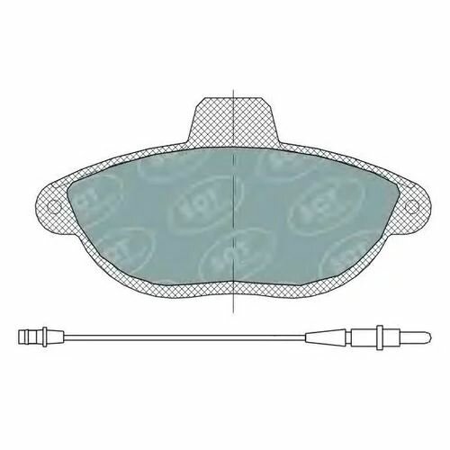 Колодки тормозные дисковые Sct SP316