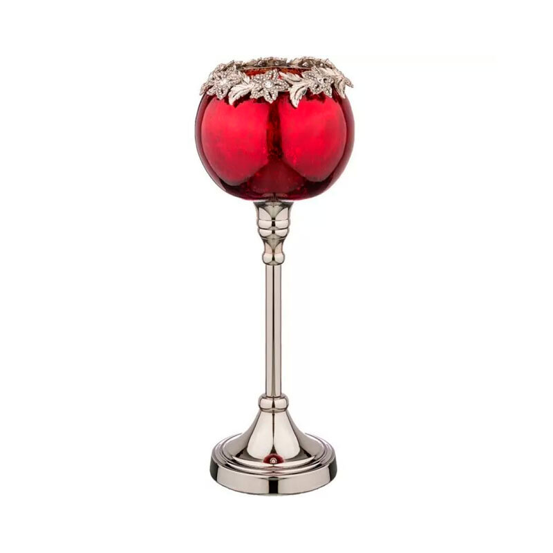 Подсвечник "бохо" диаметр=8 см. высота=33 см Lefard (875-212)