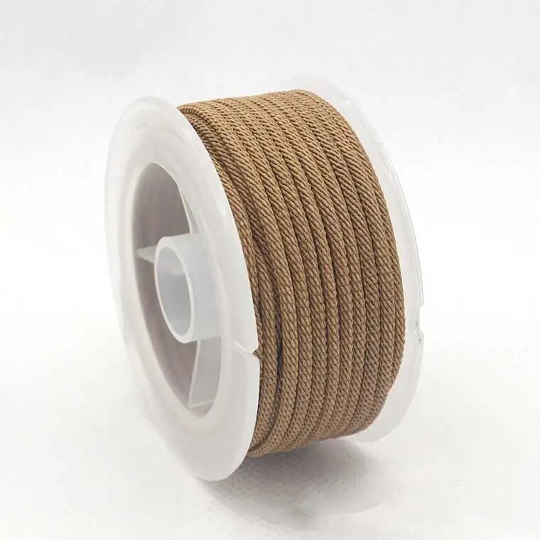 Нейлоновый шнур 3.0mm, camel, 4m