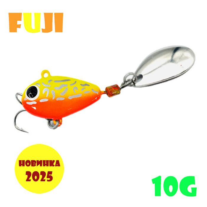 Блесна Тейл-Спиннер для рыбалки Uf-Studio Hurricane 10g #Gria Fuji