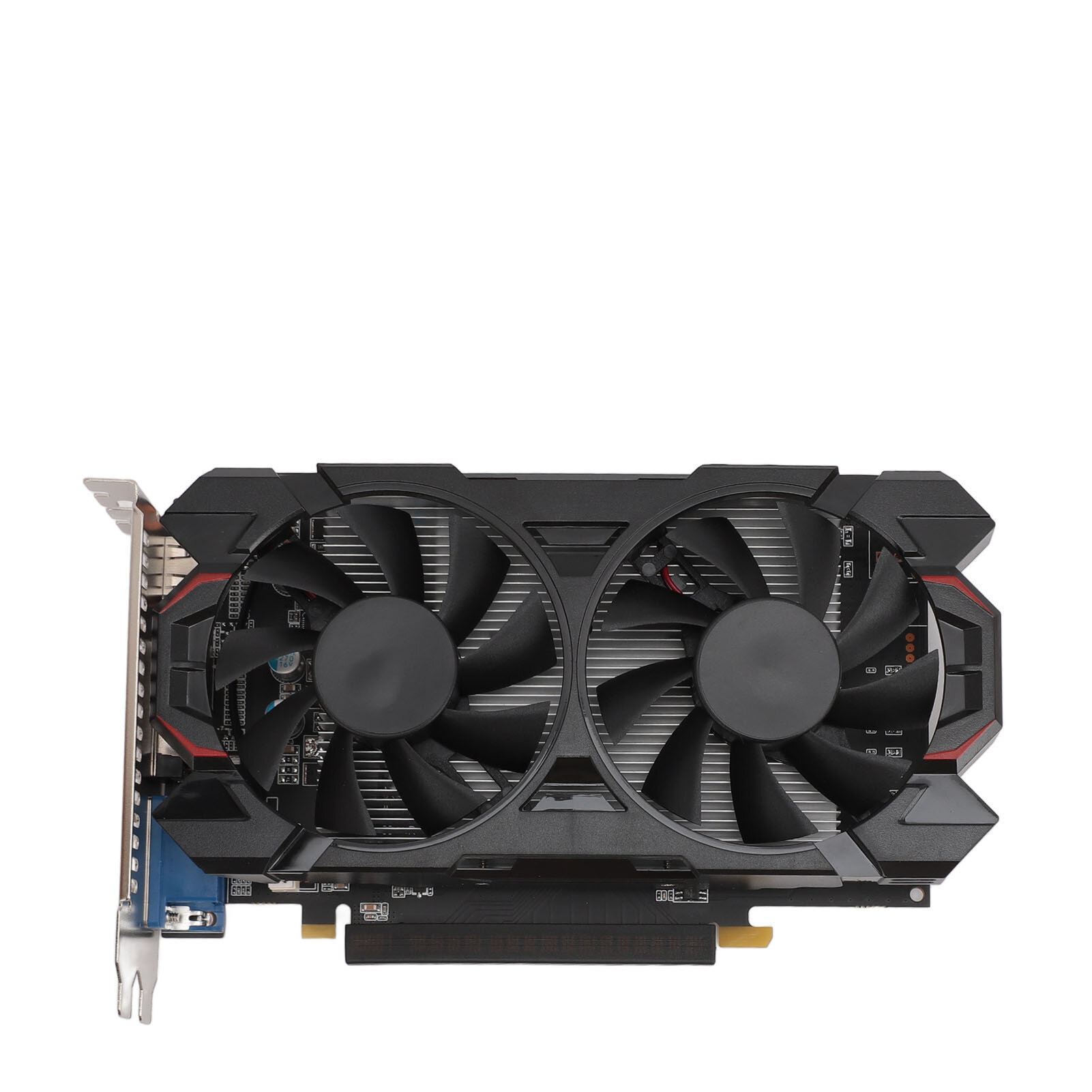 Видеокарта 8gd5 pci e 8gb gddr5 128bit с двумя вентиляторами для настольного пк тихая эффективная игровая диском