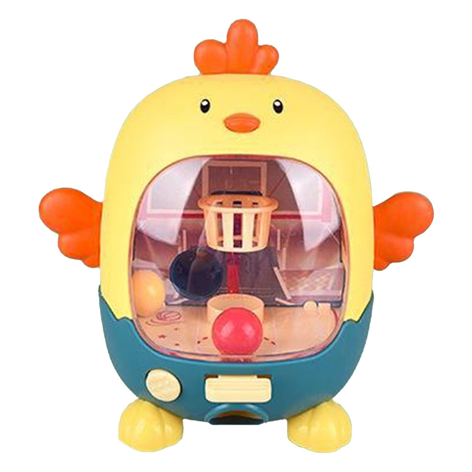 Настольная игра в баскетбол для пальцев, развивающая, снижает стресс, способствует взаимодействию родителей и детей, помогает скоротать время, настольная баскетбольная игра для пальцев, желтого цвета.