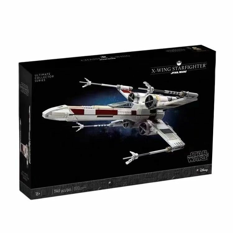 Конструктор пластиковый, Star Wars, New X-wing Fighter Aircraft, совместим с лего, PBM0122, подарок для мальчиков, детские рождественские подарки