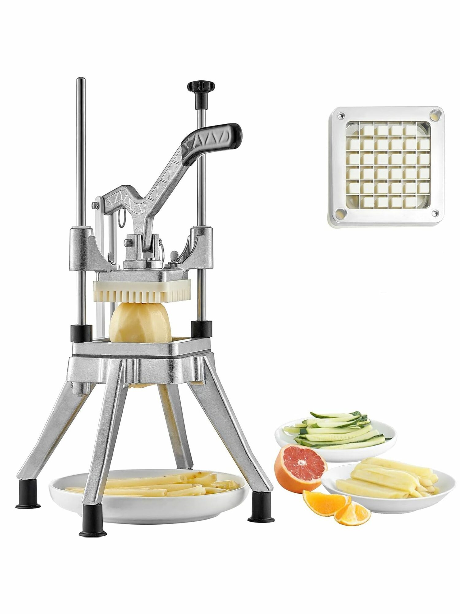 Ywy. горячиеОвощерезка, Картофелерезка для нарезки картофеля фри, Слайсер для овощей и фруктов, измельчитель тяжелых кубиков