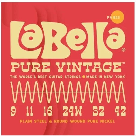 Струны для электрогитары La Bella PV942