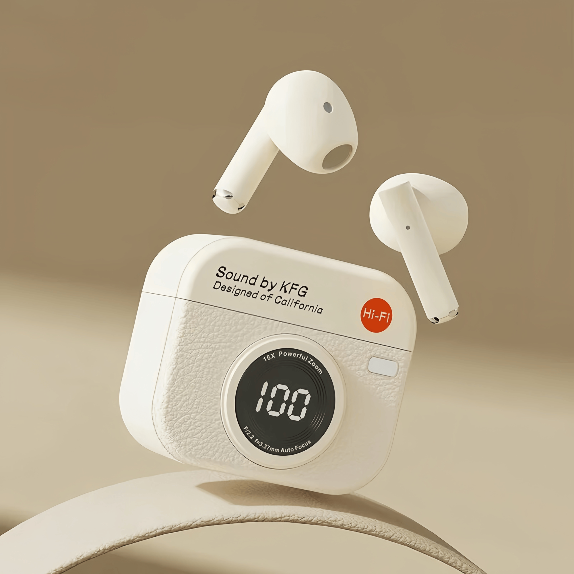 НаушникиTWS White, арматурные + динамические, 2 наушника в комплекте