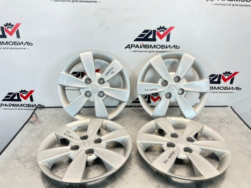 Б/У колпаки Kia Spectra 2007 SD S6D nприсутствуют потертости, царапины, на одном колпаке скол пластика, цена за комплект 64...